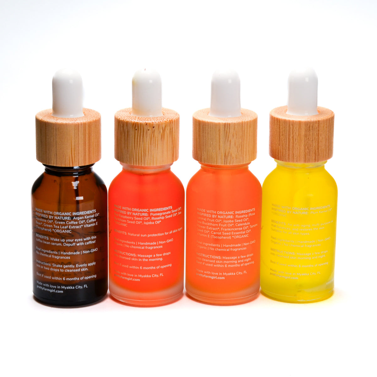 Daily Glow Serum Bundle Organic Pressed Nourishing Serums – Pretty farm ...