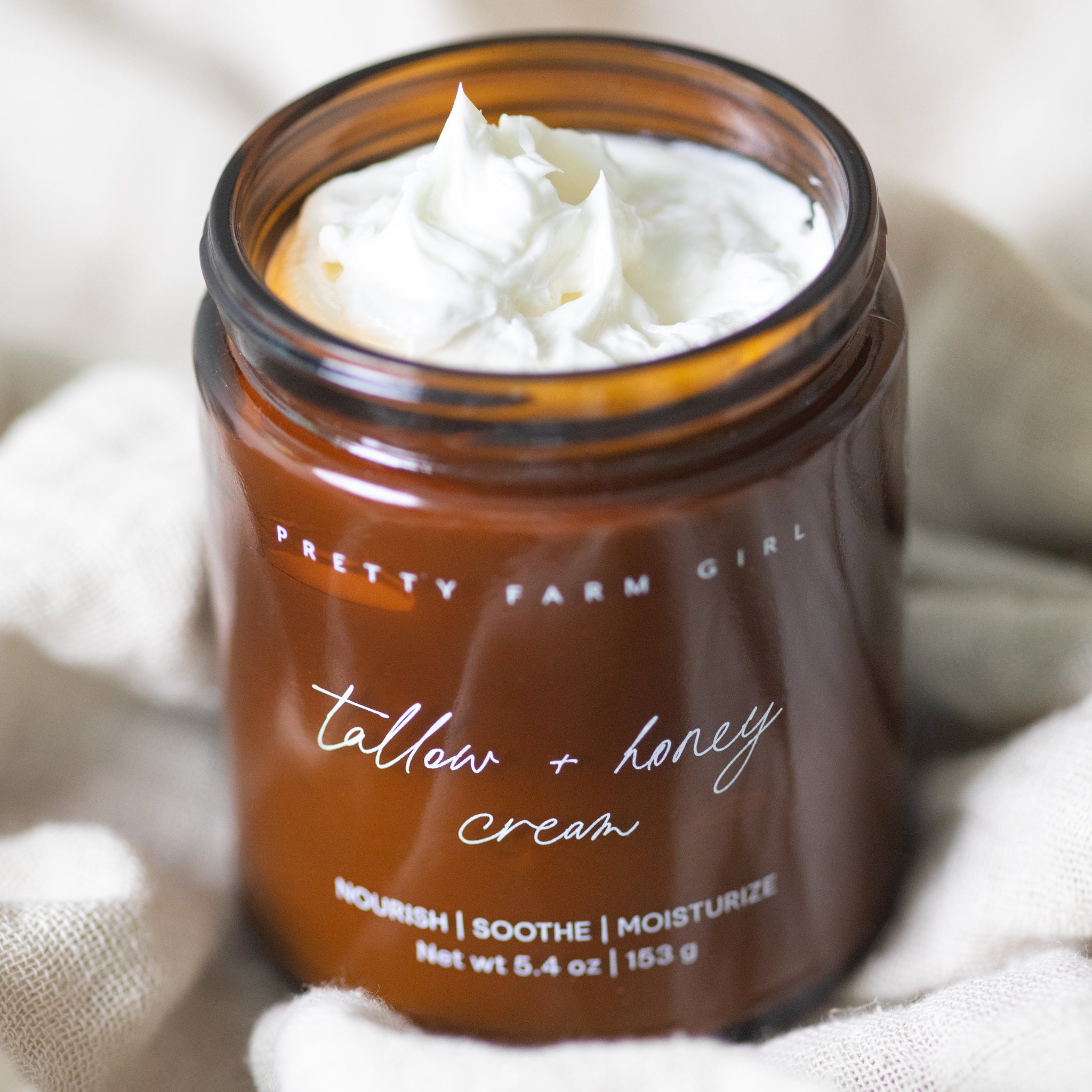 Fragrance Free Tallow + Honey Cream for Sensitive Skin – Pretty farm girl